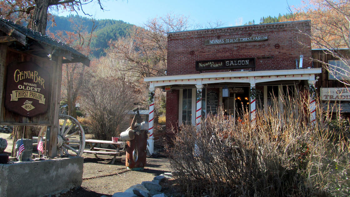 Oldest Bar In Genoa Nevada Genoa Bar & Saloon | Built In 1853 As