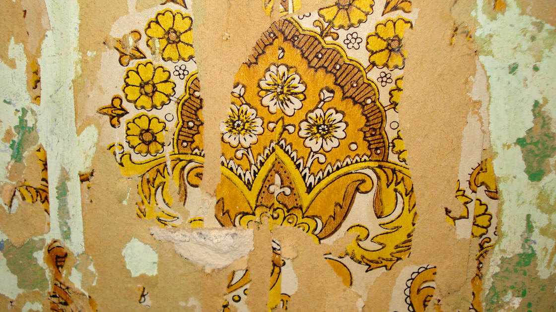 Old Wallpaper Ripped