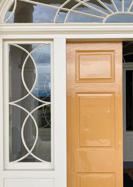 The Front Doors of James Madison's Montpelier Show Their True Colors ...