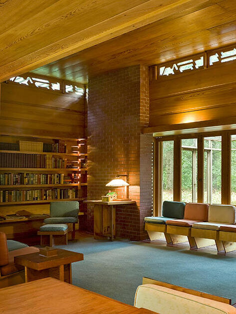 Frank Lloyd Wright Interior Designs