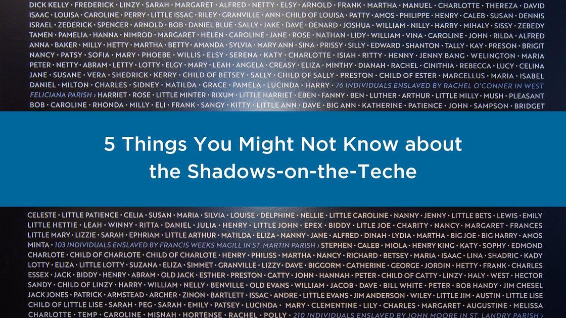 5 Things You Might Not Know about the Shadows-on-the-Teche | National ...