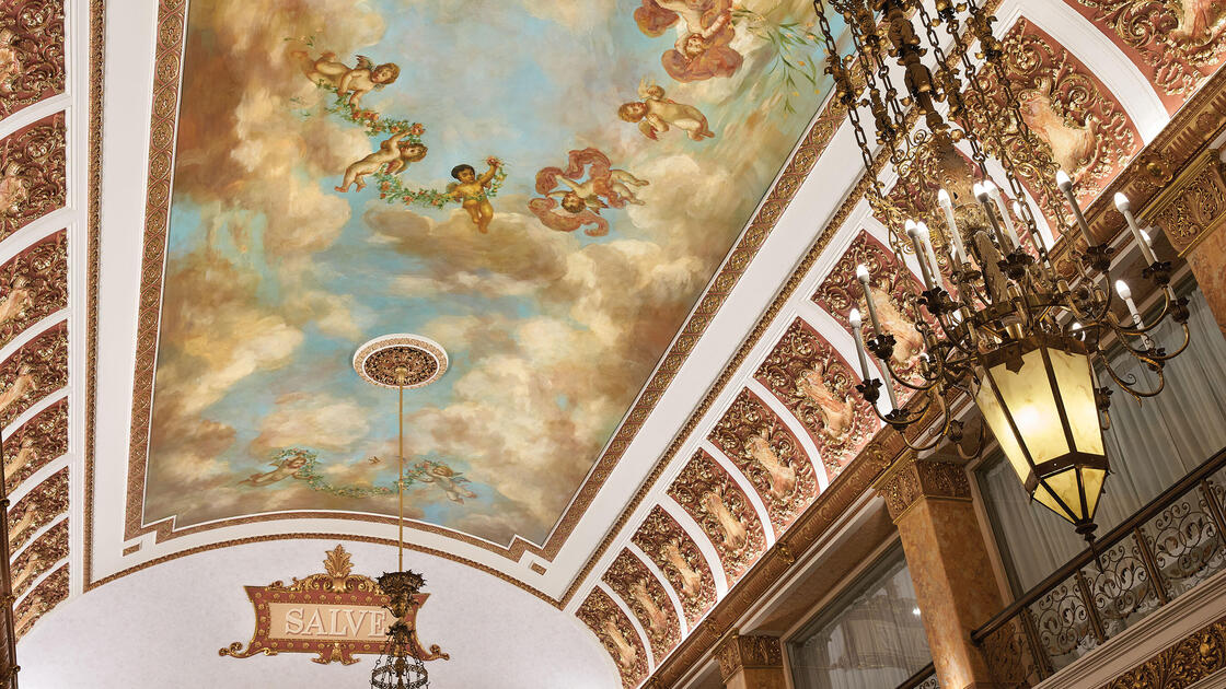 Heaven Above: A Paradisiacal Ceiling Mural is Refurbished in Milwaukee ...